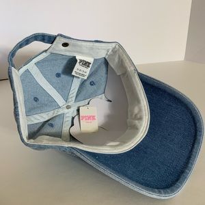 PINK Victoria's Secret | Accessories | Victorias Secret Denim Cap ...